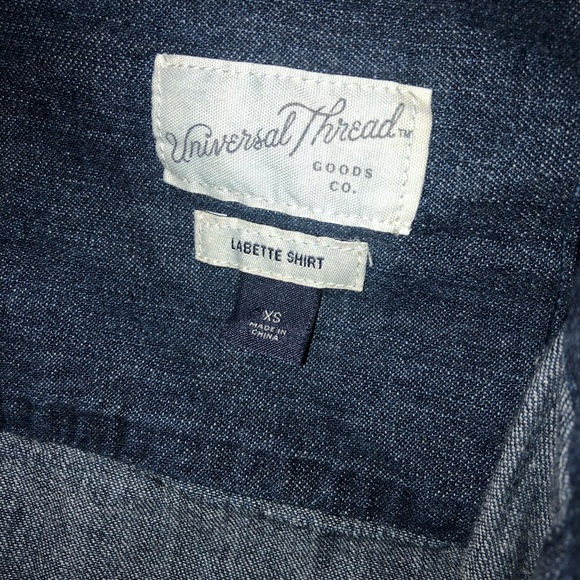 Universal Thread | Tops | Universal Thread Button Down Denim Shirt ...